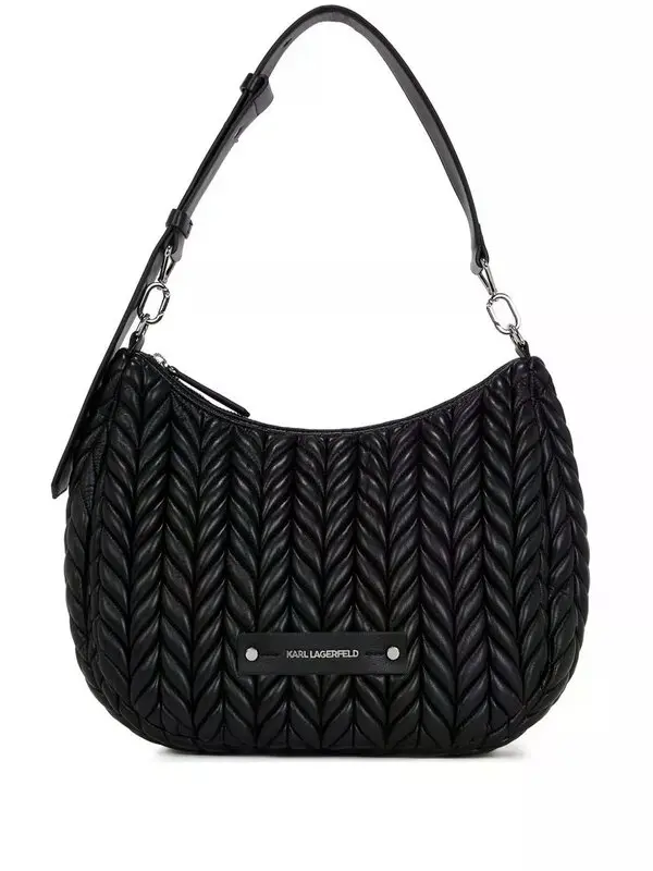 Karl Lagerfeld K/weave Quilted Shoulder Bag