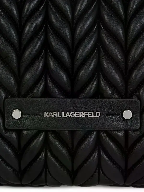 Karl Lagerfeld K/weave Quilted Shoulder Bag