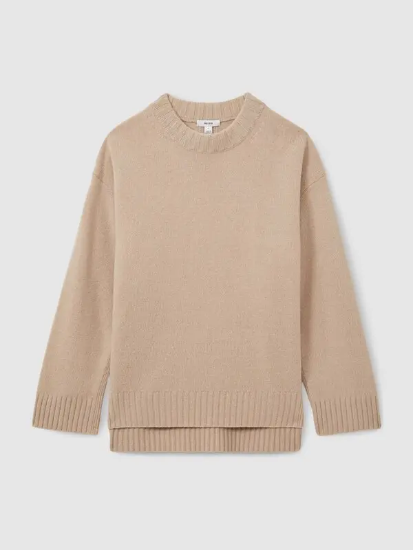 REISS Elena Wool-cashmere Crew Neck Jumper