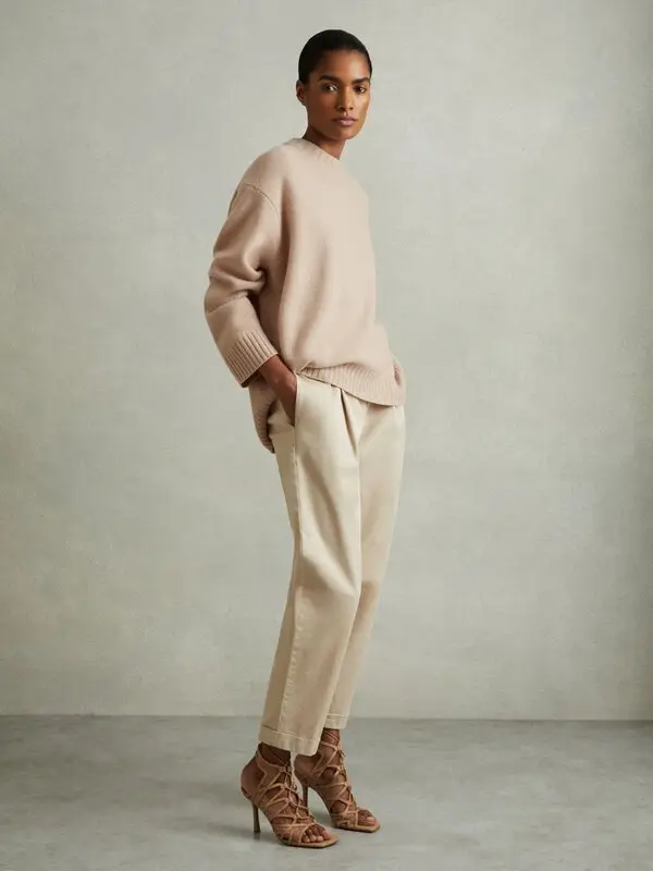 REISS Elena Wool-cashmere Crew Neck Jumper