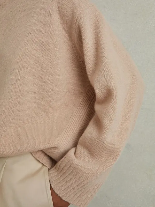 REISS Elena Wool-cashmere Crew Neck Jumper