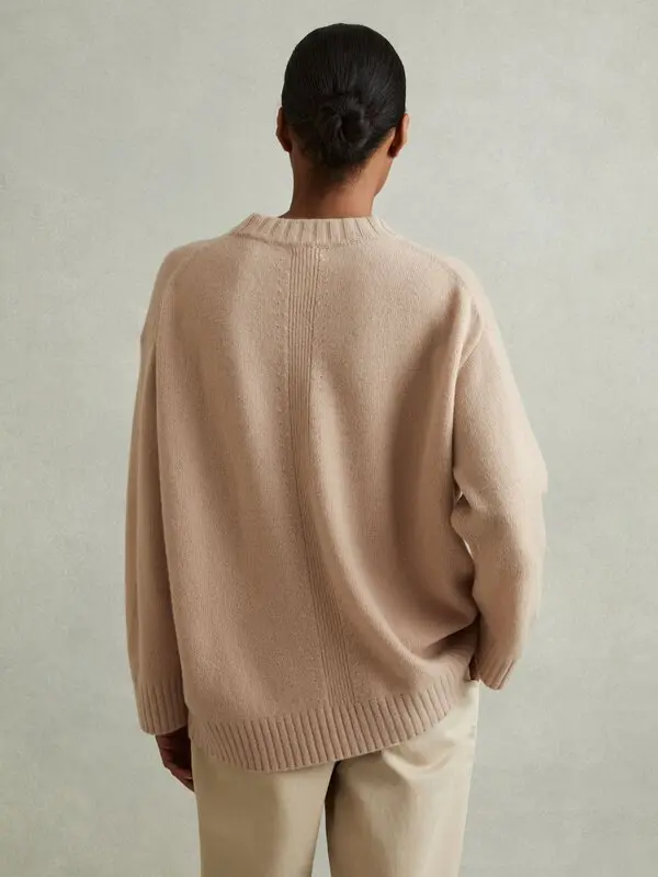 REISS Elena Wool-cashmere Crew Neck Jumper
