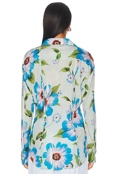 Acne Studios Suri Printed Viscose Shirt