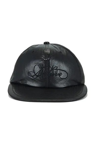 POST ARCHIVE FACTION (PAF) 8.0 Leather Cap Right - Black