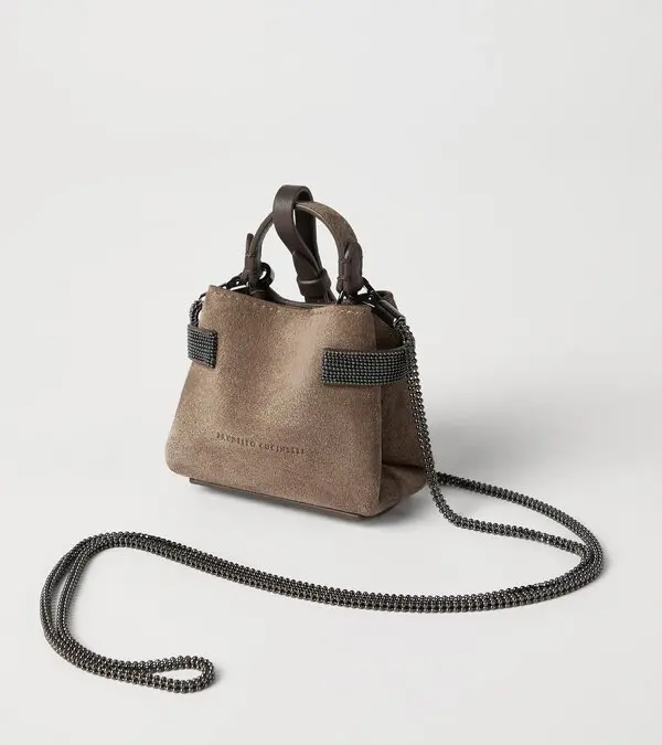 Brunello Cucinelli Small Essence Top-handle Bag - Brown