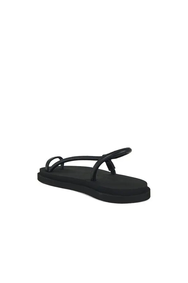 EMME PARSONS Bari Pool Slide - Black Nappa