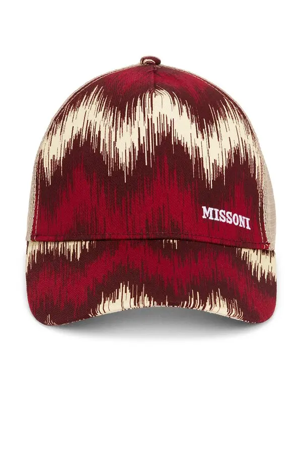 Missoni Trucker Hat - Red