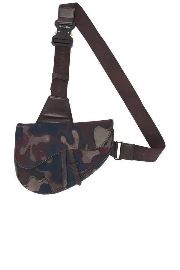 Dior Camouflage Saddle Bag