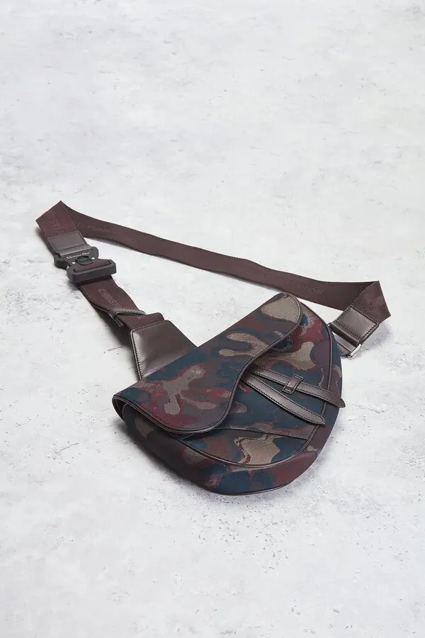 Dior Camouflage Saddle Bag
