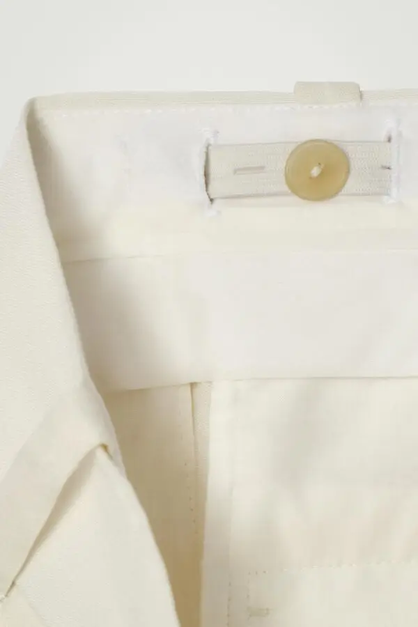 Cos Tailored Linen-blend Shorts