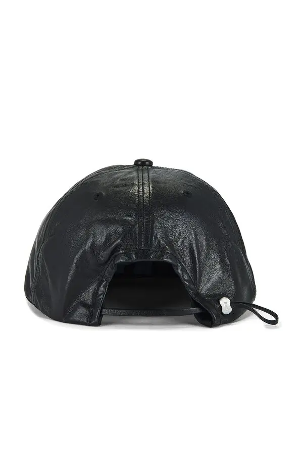 帽子 POST ARCHIVE FACTION 8.0 LEATHER CAP POST ARCHIVE FACTION (PAF) 8.0 Leather Cap Right - Black