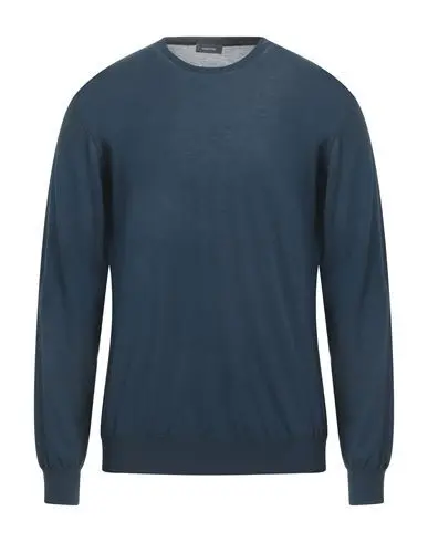 Rossopuro Cotton Crewneck Sweater - Blue