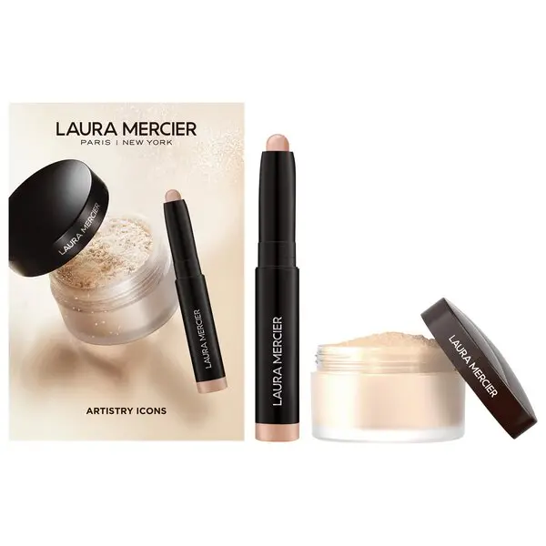 Laura Mercier Mini Artistry Icons Loose Powder And Eyeshadow Set - One-color