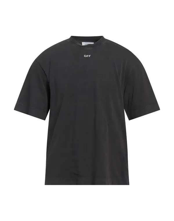 OFF-WHITE™ Off-white T-shirt Charcoal Size Cotton, Elastane