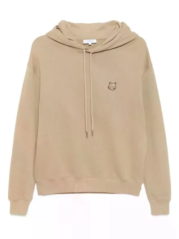 Maison Kitsuné Bold Fox Head Hoodie - Brown