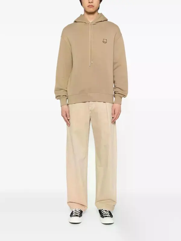 Maison Kitsuné Bold Fox Head Hoodie - Brown