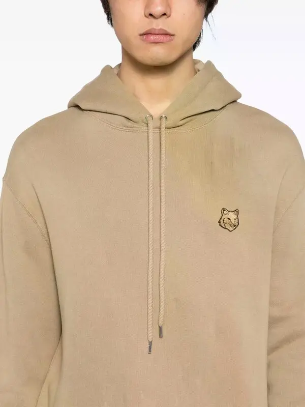 Maison Kitsuné Bold Fox Head Hoodie - Brown