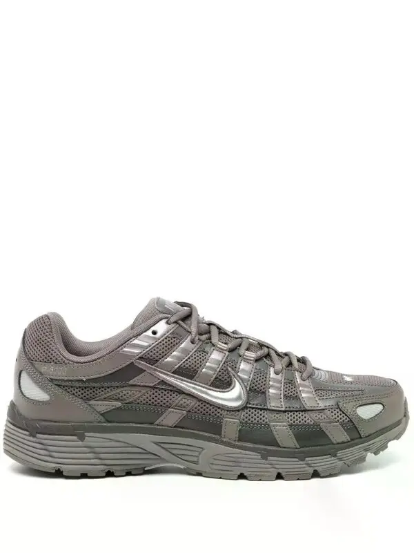 Nike P-6000 Panelled Mesh Sneakers - Brown