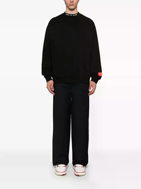 VISION OF SUPER Embroidered-logo Sweatshirt