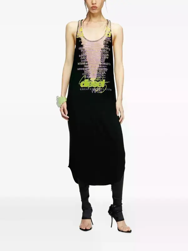 DIESEL Remaster Capsule D-shany-long Midi Dress