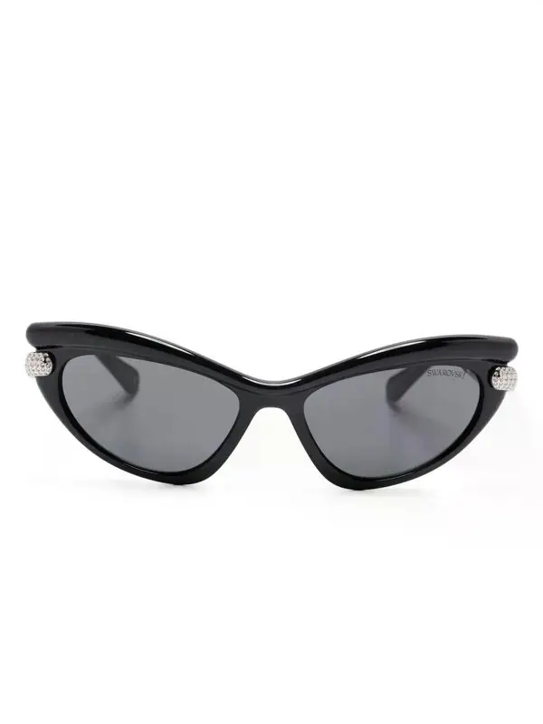 SWAROVSKI Cat-eye Sunglasses - Black