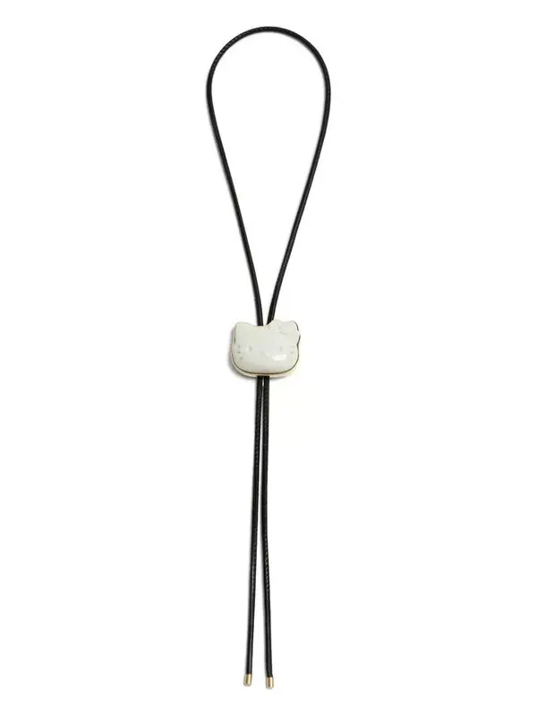 ANDRES GALLARDO Hello Kitty Leather Necklace - Gold