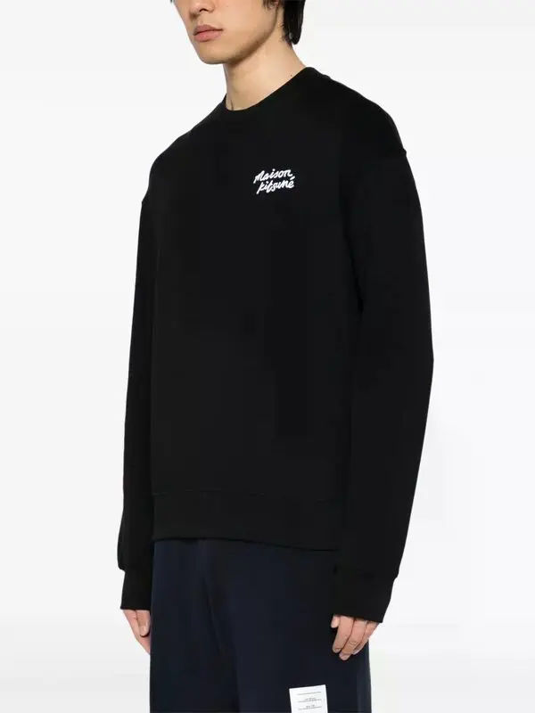 Maison Kitsuné Handwriting Comfort Sweatshirt - Black