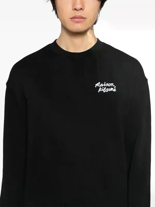 Maison Kitsuné Handwriting Comfort Sweatshirt - Black