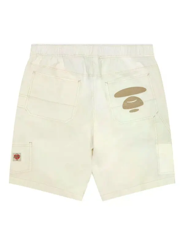 AAPE BY *A BATHING APE® Logo-patch Shorts