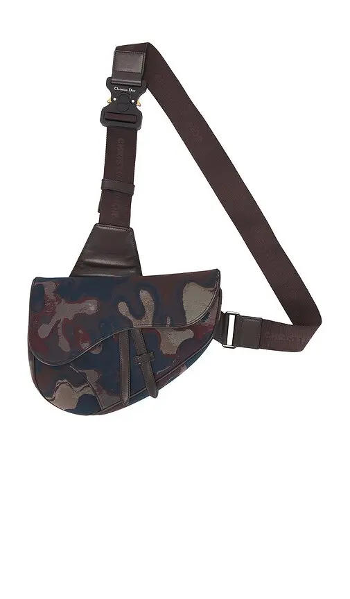 FWRD RENEW Dior Camouflage Saddle Bag