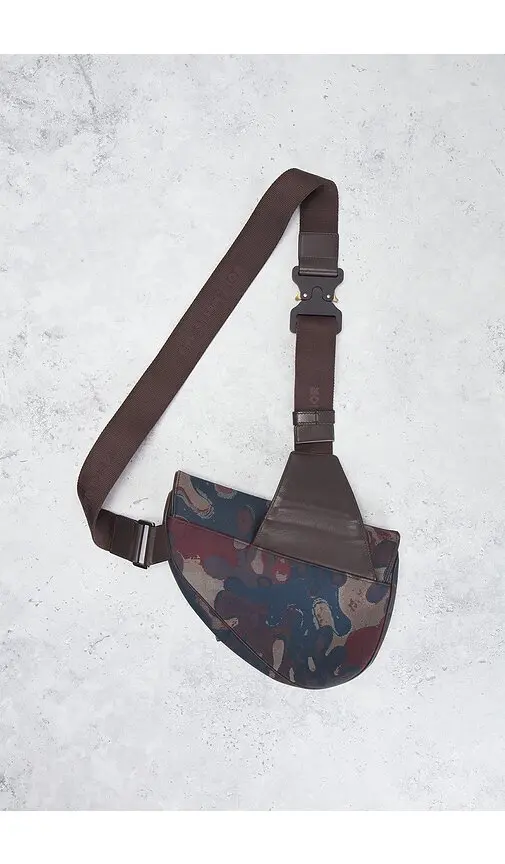 FWRD RENEW Dior Camouflage Saddle Bag