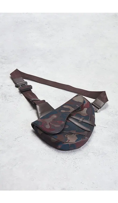 FWRD RENEW Dior Camouflage Saddle Bag
