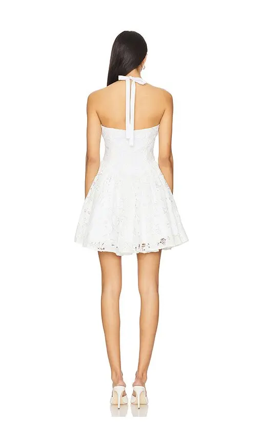 Delfi Hera Eyelet Halterneck Dress