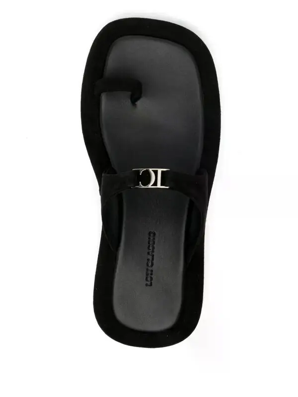LOW CLASSIC Logo Toe Loop Sandals