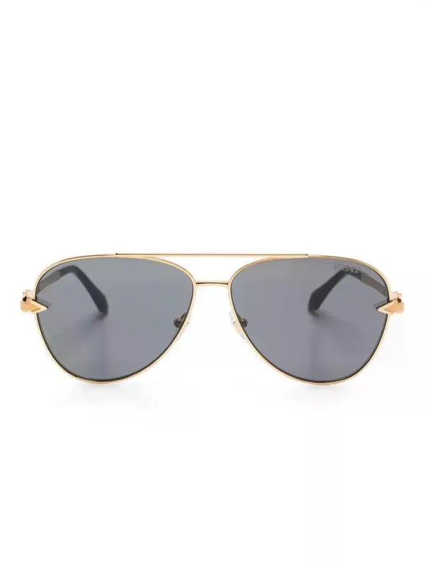 Versace Pilot-frame Sunglasses - Gold
