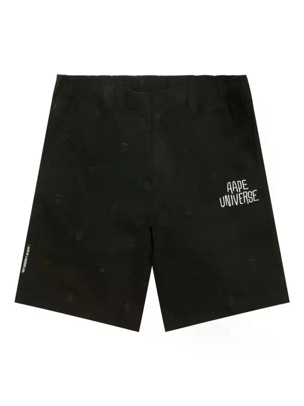 AAPE BY *A BATHING APE® Pattern Jacquard Shorts