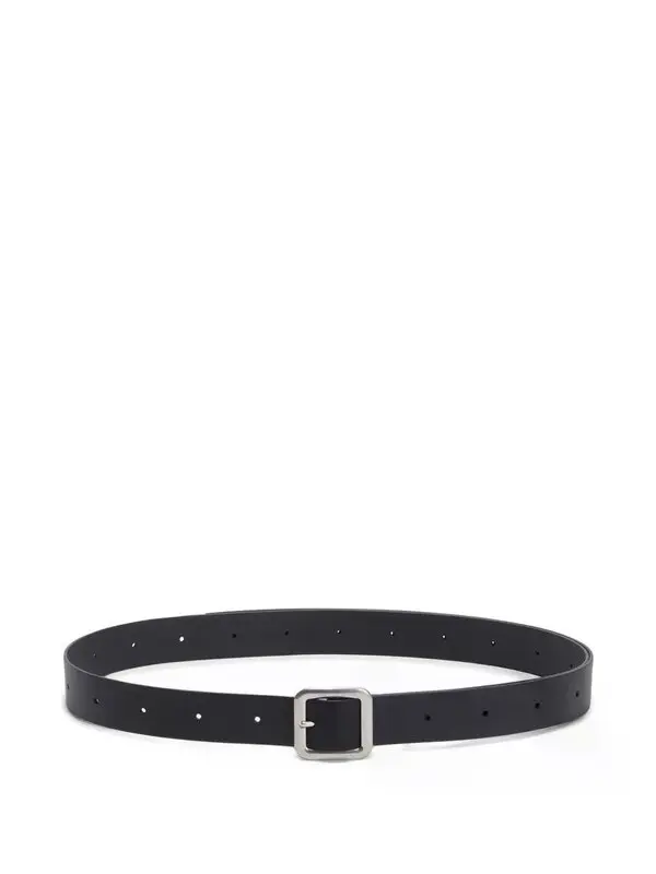 JIL SANDER Leather Belt - Black