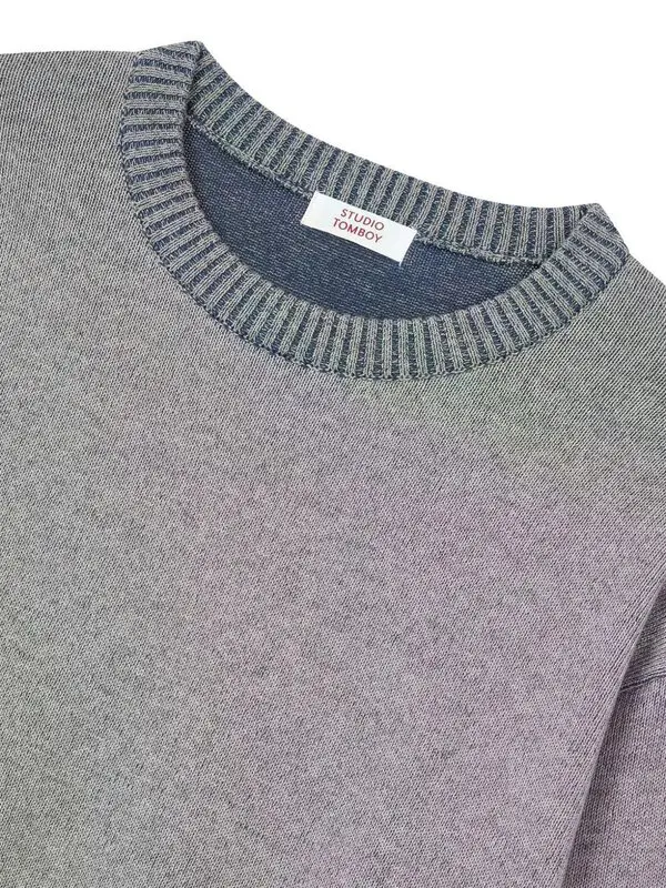 STUDIO TOMBOY Contrasting-trim Sweater