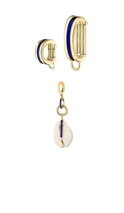 DORNE Viva Charm Starter Set In Metallic Gold - Blue
