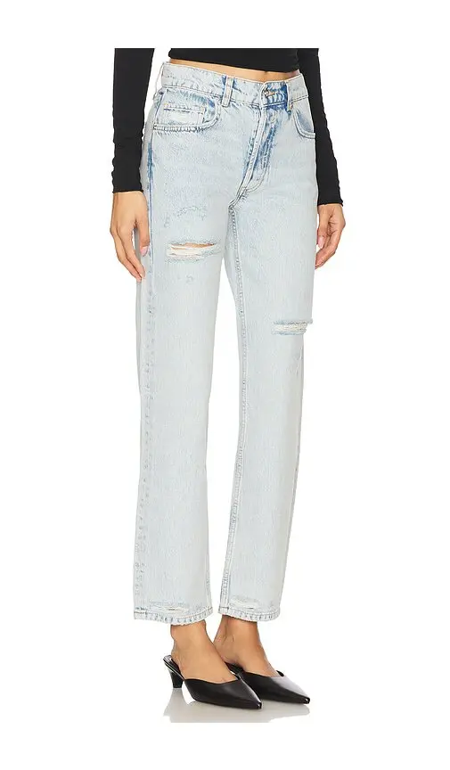 ANINE BING Kate Jeans - Destructed Bleached Blue