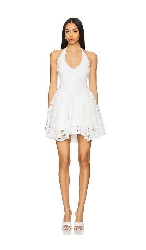 Delfi Hera Eyelet Mini Dress