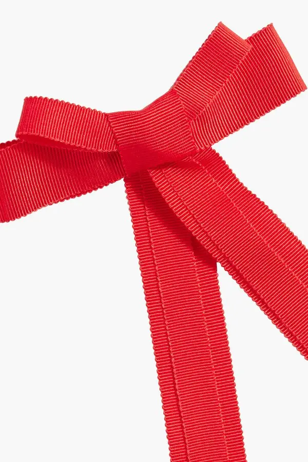 Eden Bow Hair Clip ~ Red Loeffler Randall Eden Red Bow Hair Clip – Atelerietheshop main image 4