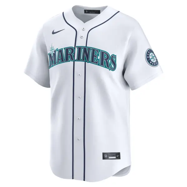 Nike Logan Gilbert Seattle Mariners Mlb Limited Jersey - White