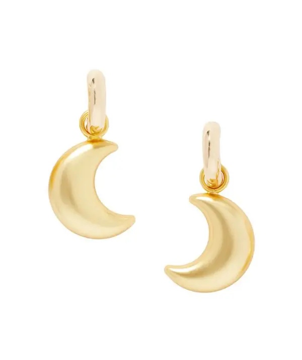 ROXANNE ASSOULIN La Lune -tone Hoop Earrings - Gold