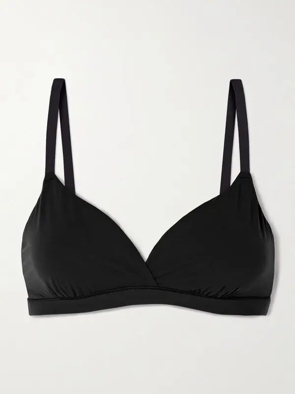 SKIMS Fits Everybody Crossover Bralette - Black