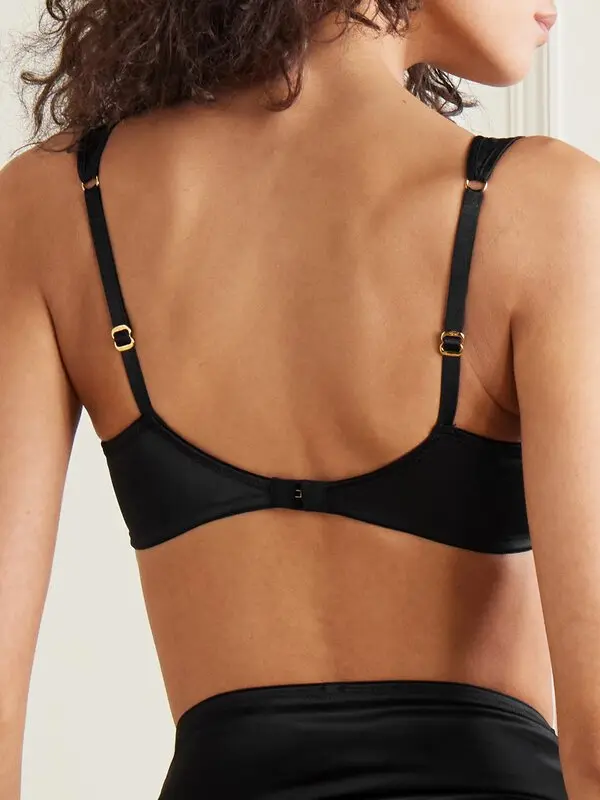 Agent Provocateur Nikita Satin Underwired Balconette Bra