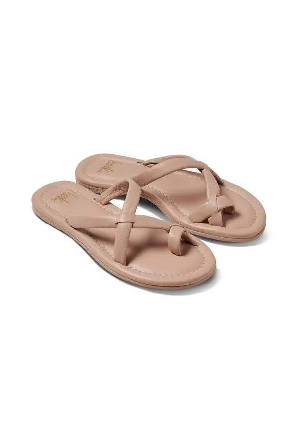 Beek Sungem Leather Sandals By - Metallic