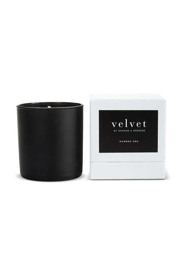 Velvet By Graham & Spencer Number One Candle By - Black