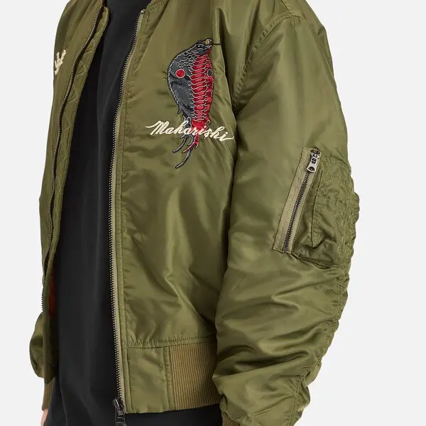 MAHARISHI Year Of The Snake Ma-1 Flight Jacket