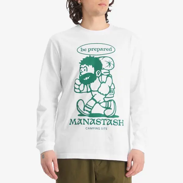 MANASTASH Long Sleeve Be Prepared T-shirt